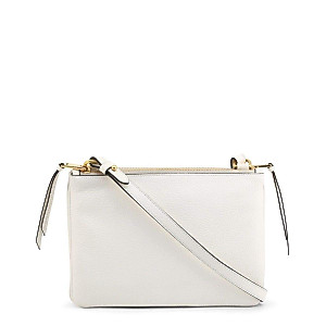 Prada White Leather Vitello Phenix Crossbody Bag 1BH046