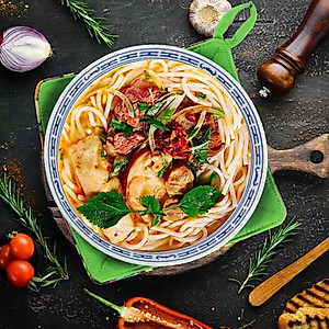 gofidin Microwave Bowl Holders Bowl Hot Pads Heat Resistant Bowl Potholders Multipurpose Holders Quilted Bowl Cozy for Soup Bowl Hot Pads Kitchen Supply (2)