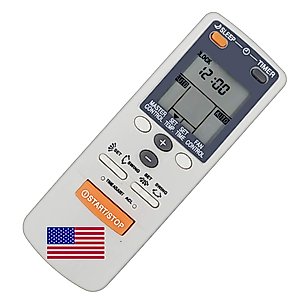 CHOUBENBEN Replacement Remote Control for FUJITSU ASU9CQ ASU12CQ ASU9RQ AC A/C Air Conditioner
