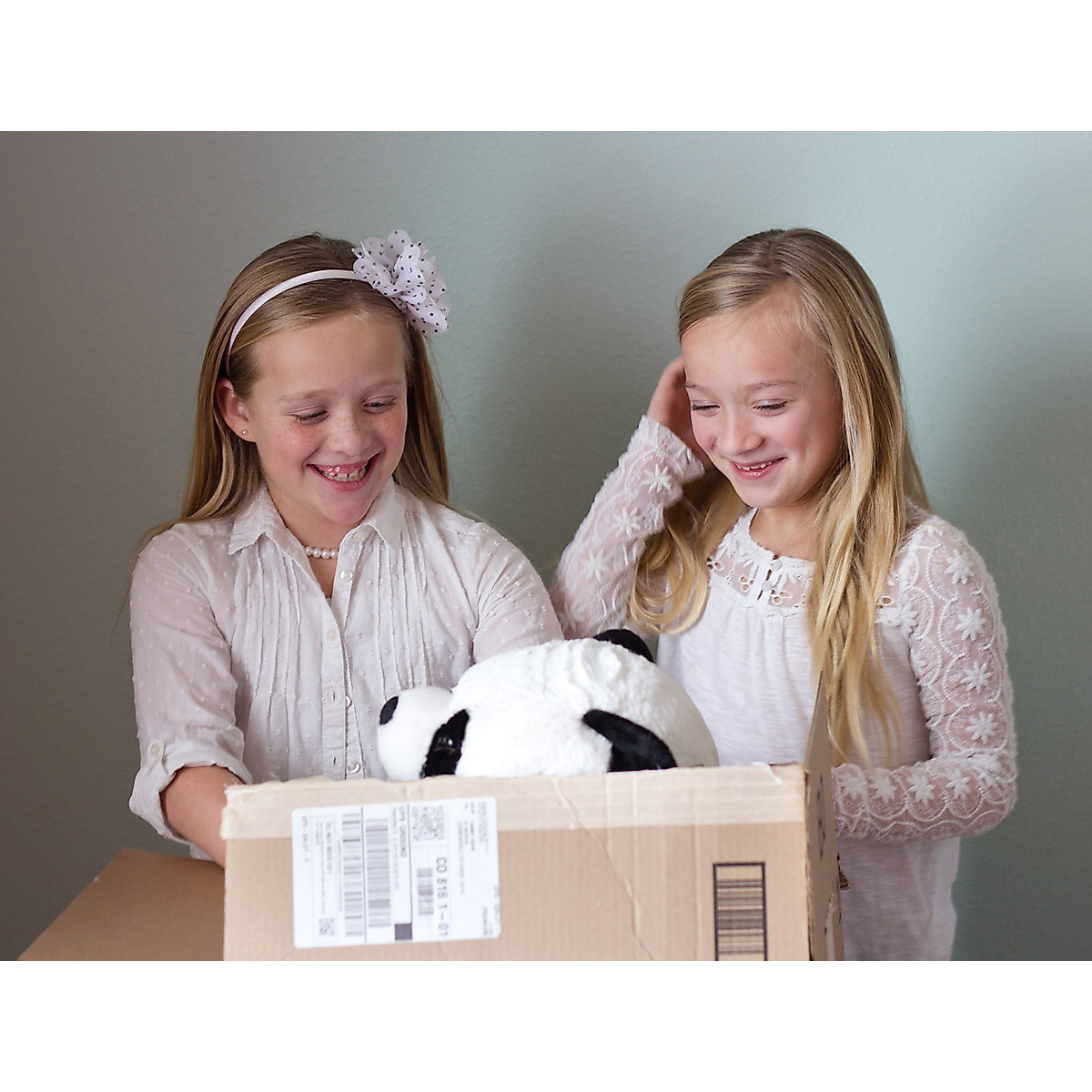 Mother and Baby Panda Plush Set | Super Soft Panda Stuffed Animal | Cute Plushies for Kids Bedroom | 18-in Stuffed Animals for Girls & Boys | Panda Bear Stuffed Animal Toys by Exceptional Home
