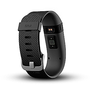 Fitbit Charge HR Wireless Activity Wristband (Black, Small )