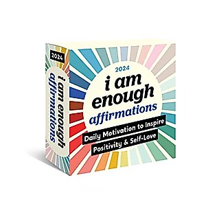 2024 I Am Enough Affirmations Boxed Calendar: Daily Motivation to Inspire Positivity and Self-Love (Self Care Desk Gift)