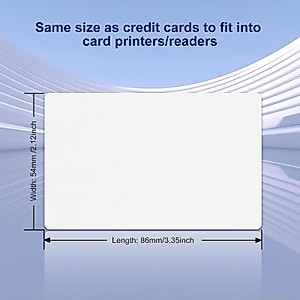 Credit Card Reader Cleaner Cards, Dual Side Printer Cleaning Sheets Card Cleaning Kit for Printer Optical Card Readers Credit Card Machines 50pcs