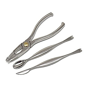 Prawn Peeler Portable Seafood Tool Stainless Steel Crab Shrimp Gadgets Lobster Clamp Pliers Set Kitchen Accessories Seafood Tool Kit