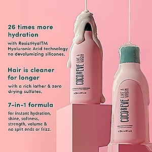 Coco & Eve Like a Virgin Super Hydrating Shampoo & Conditioner. Natural, Sulfate free Hair Care with Argan Oil, Coconut and Avocado Oil. For Dry Damaged, Color Treated Hair, Anti Frizz (8.4fl oz each)