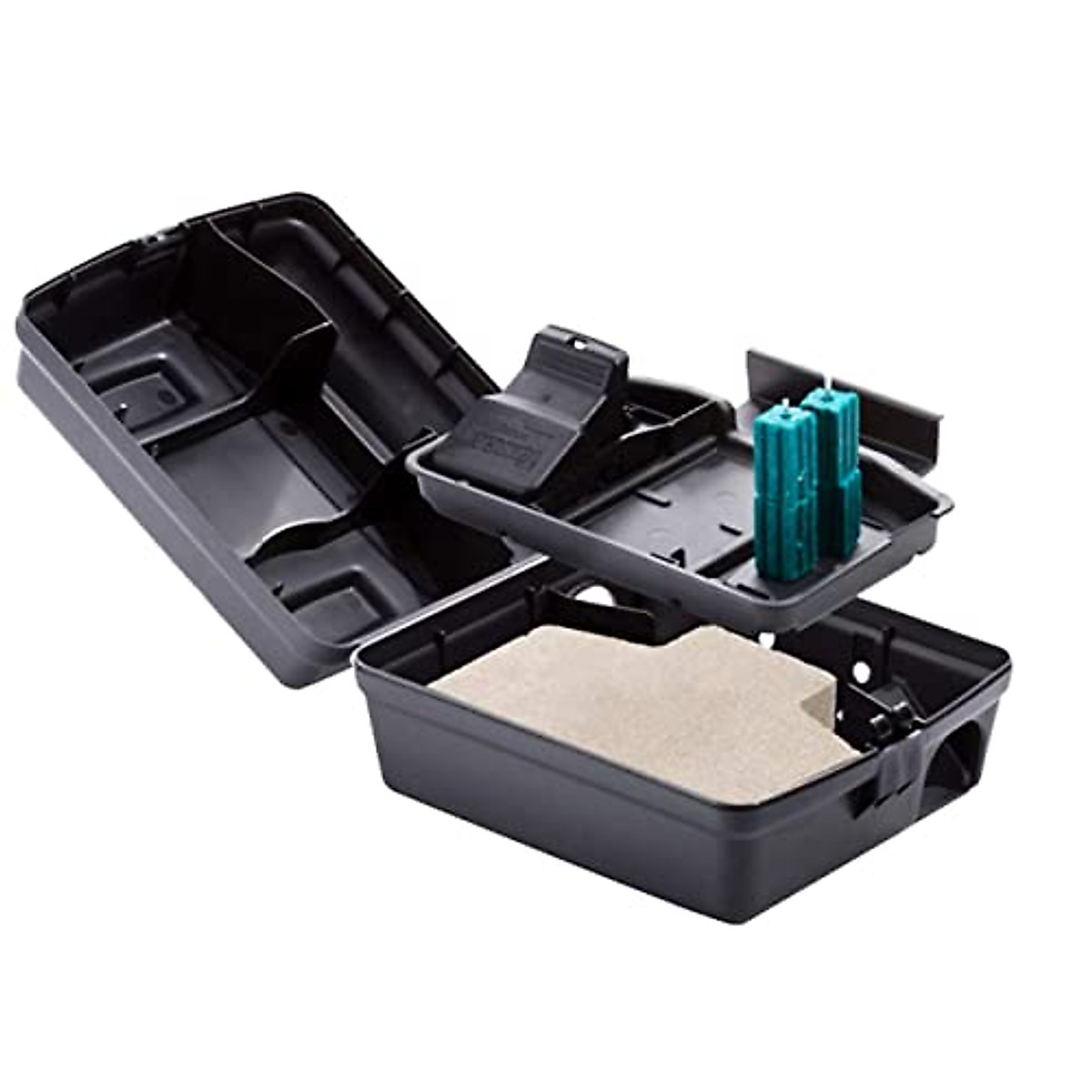 Tomcat Titan Rodent Bait Station | Commercial Grade Pest Control | Run Traps and Bait in Tandem | No Additional Securing Required