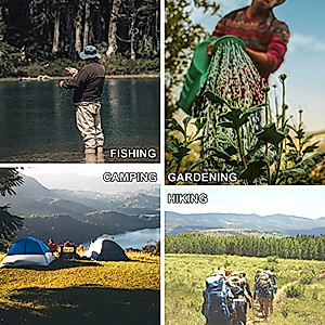 Sun Hat Women-Wide Brim Hiking Hat Women UV Protection Gardening Hat, Foldable & Waterproof Fishing Hat for Women Navy Blue