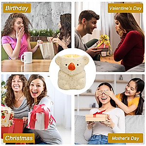 ETAKISH Vanilla Candles Highly Scented Gift Set for Women, Cute Koala Aromatherapy Jar Candle 6 oz 35 Hours Burn, Hand Poured Soy Wax Candle for Christmas Birthday Valentine Mother's Day
