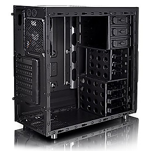 Thermaltake Versa H22 Black ATX Mid Tower Perforated Metal Front and Top Panel Gaming Computer Case 2.0 Edition with One 120mm Rear Fan Pre-Installed CA-1B3-00M1NN-A0