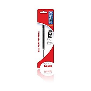 Pentel Bkc10bpa Black Medium Point Client™ Ball Point Pen Refill 6pK