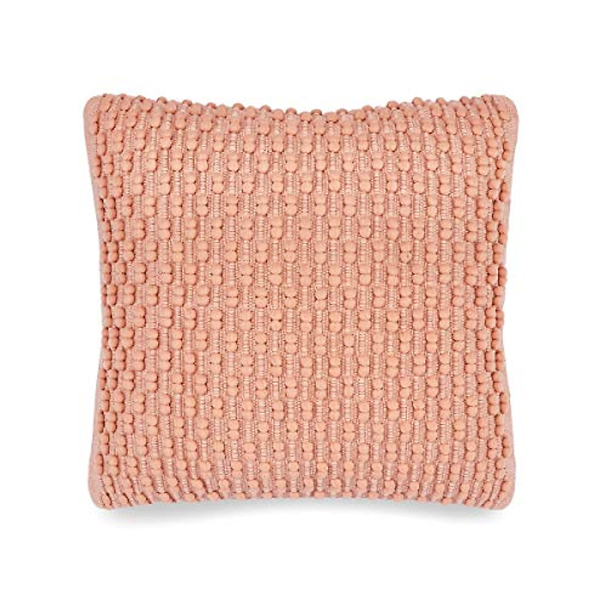 WAVERLY Artisanal-Ikat Modern Damask Square Decorative Throw Pillow, 20" x 20", Mineral