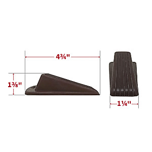 Shepherd Hardware 9133 Door Stop, 1-Pack, Brown