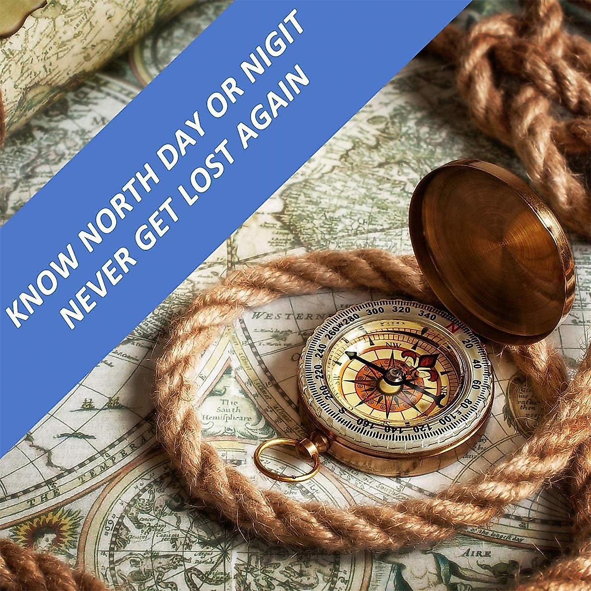 PayPie Camping Survival Compass Glow in The Dark Military Compass Survival Gear