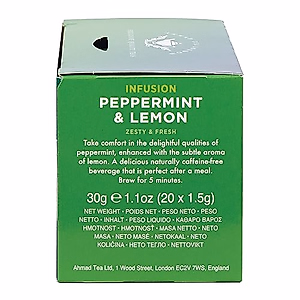 Ahmad Tea - Peppermint & Lemon Tea 20 Bags - 30g