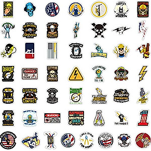 150PCS Hard Hat Stickers,Funny Adults Stickers Union Stickers for Mechanics,Electricians,Oilfield,Construction,Welders,Helmet Decals Stickers for Tool Box,Hood,Water Bottles,Computer,Phones,Car (150)