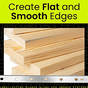 Smithology Planer Blades - 13-Inch Replacement Blades for DEWALT DW735 DW735X Planer (DW7352), Made of High-Speed Steel, Set of 3 Planer Knives, SMTPBM01-3