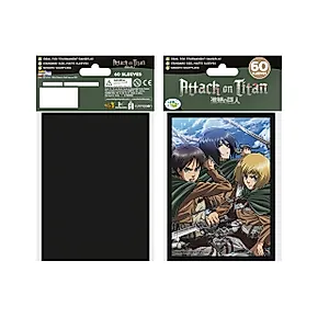 Attack on Titan Yu-Gi-Oh Sized Sleeves Battle Trio