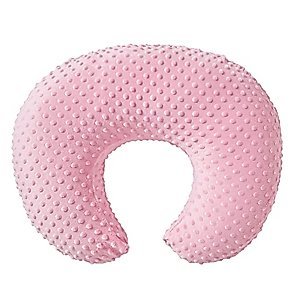 Blackleaf baby Minky Nursing Pillow Cover, Nursing Pillow Slipcovers for Breastfeeding Moms, Ultra-Soft Fit Standard Infant Nursing Pillows for Infant Newborn Baby Boy Girl (Candy Pink)