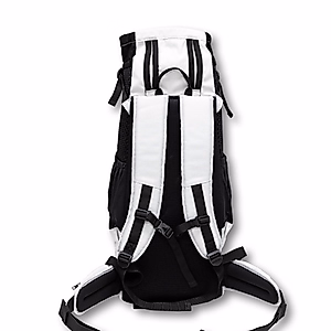K9 Sport Sack Knavigate Light Grey Backpack Dog Carrier, 11" L X 11" W X 22" H, X-Small, Gray