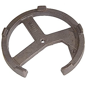 B&P Lamp 9 1/2 Inch Diameter 5 Pound Cast Iron Loader for Floor Lamp Bases Counterweight