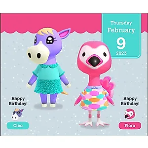 Animal Crossing: New Horizons 2023 Day-to-Day Calendar