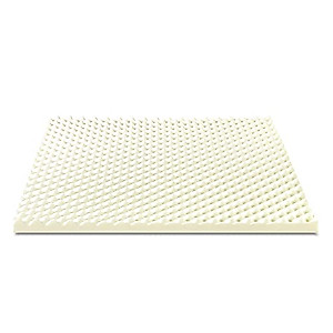 ZINUS 1.25 Inch Copper Cooling Memory Foam Mattress Topper with Airflow Design, Full, White