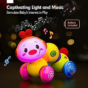 Baby Toys 6 to 12 Months - Musical, Sounds, Light up, Press & Go Baby Toys for 1 Year Old - Motor Skills Cause and Effect Toys for Babies 6-12 Months - 6 7 8 9 Month Old Baby & Toddler Toys Age 1-2