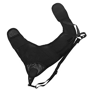 DEALPEAK Archery Chest Guard, Adjustable Protection, Black, for Men Women