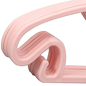 Malikesy 10pcs Baby Hangers for Clothes, Ultra Thin Baby Hangers Newborn, Multicolored Toddler Clothes Hangers, Nursery Hangers for Baby