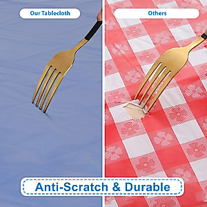 EDI Disposable Tablecloth 12 Packs (Assorted Colors, Round)