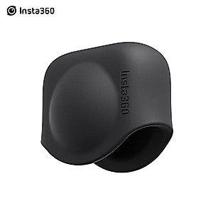 Aokicase Compatible with Insta360 One X2 Anti-Scratch Camera Lens Cover Silicone Case for Insta 360 One X2 Action Anti-Scratch Camera Accessories Black (Black, BOYA)