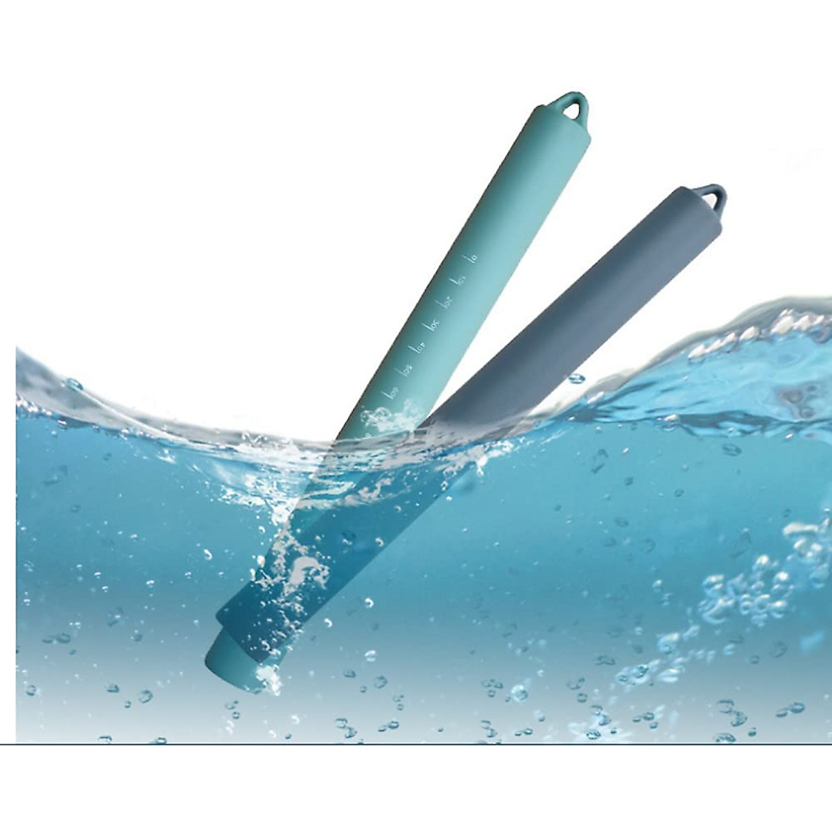 XBLDMJY Small Silicone French Rolling Pin, Silicone Steel Rolling Pin, Non Stick Roller For Dough, Mini Dough Roller, Rolling Pins For Baking，Fondant rollers.(10.23×1.02"/26×2.6cm/Green)