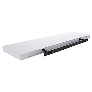 Kiera Grace Kieragrace Stockholm Aberg Led Light Modern Floating Shelf, 36 in, White