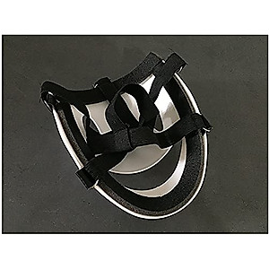 UIZPR Halloween Party Anime white Smile Mask Cosplay Costume Props Resin Masks adult size (White)