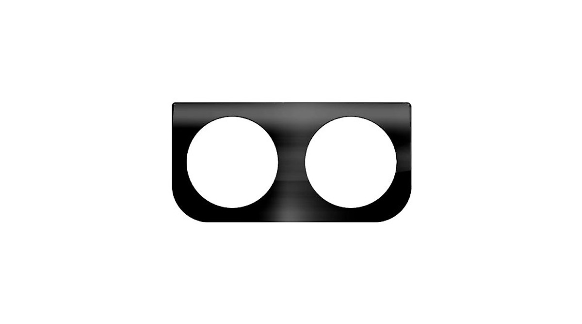 GG Grand General Black L-Bracket for 4" Round Lights