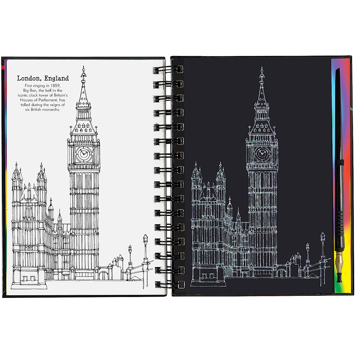 Scratch & Sketch Extreme Cities (Trace Along)