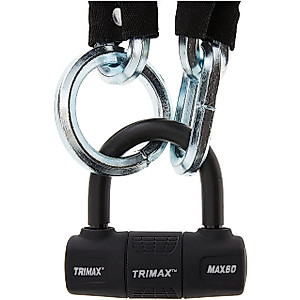 Trimax THEX5060 Combo Set - THEX Super Chain 5' x 11mm + MAX60 Disc U-Lock