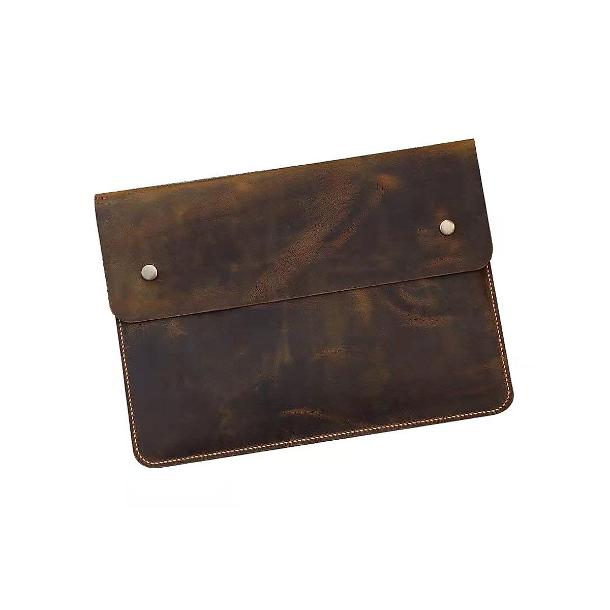 Vintage retro leather new 2023 macbook pro 13 14 15 16 inch sleeve case / 2023 macbook air 15 13 leather bag cover MAC05SF-B