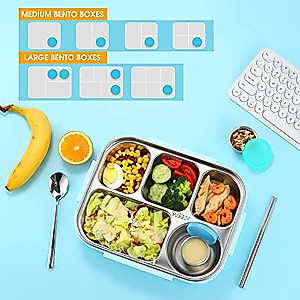 6x1.6 oz Salad Dressing Container To Go, Fits in Bento Box for Lunch, 18/8 Stainless Steel Condiment Containers with Lids, Easy Open, Leakproof, Rainbow Color Reusable Small Dipping Sauce Cups Set