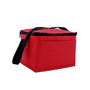 Everyday Super Insulated Lunch Cooler/ 6 can Capacity Cooler/Beverages Cooler (Red)