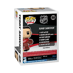 Funko POP! NHL: Legends - Terry Sawchuk - (Red Wings) - NHLAA - Retired Players - Collectable Vinyl Figure - Gift Idea - Official Merchandise - for Kids & Adults - Sports Fans