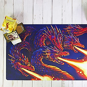 Inked Playmats Pride Black Playmat Inked Gaming TCG Game Mat for Cards Desk Mat (13+)