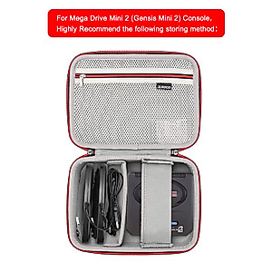 RLSOCO Carrying Case for Sega Genesis Mini 2/Genesis Mini
