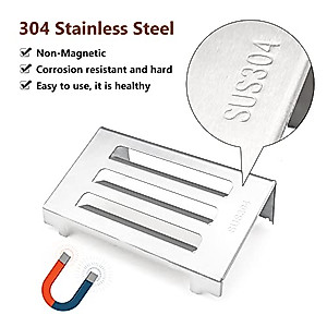 QuliMetal 67060 Heat Deflector for Spirit II 200 and Spirit II 300 Series, Model Years 2017 and Newer, 304 Stainless Steel