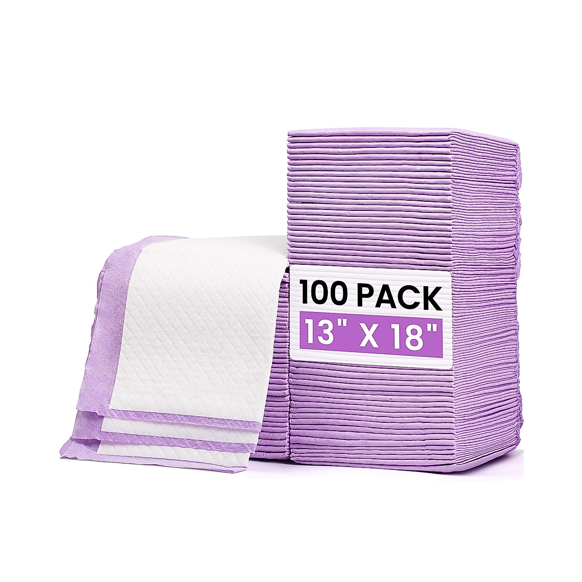 Baby Disposable Changing Pads 100 Pack Disposable Baby Underpads Ultra Soft Waterproof Diaper Changing Liners 13 x 18 in