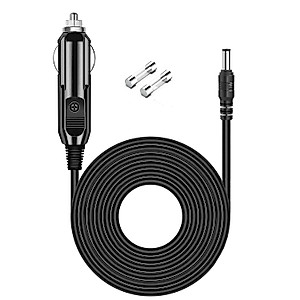 MJPOWER 12V/24V Car Charger Cable for Rockpals WCE001 RP250W 250W 240Wh K53 350W 288Wh,ALLWEI 300W/500W,FlashFish 150-200W Portable Power Station and More Other Brand Solar Generator Charging Cord
