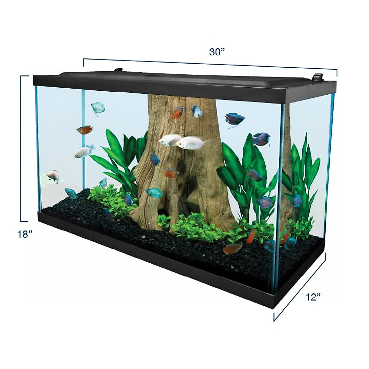 Tetra Complete LED Aquarium 29 Gallons, Includes LED Lighting, Filtration, Heater and Accessories