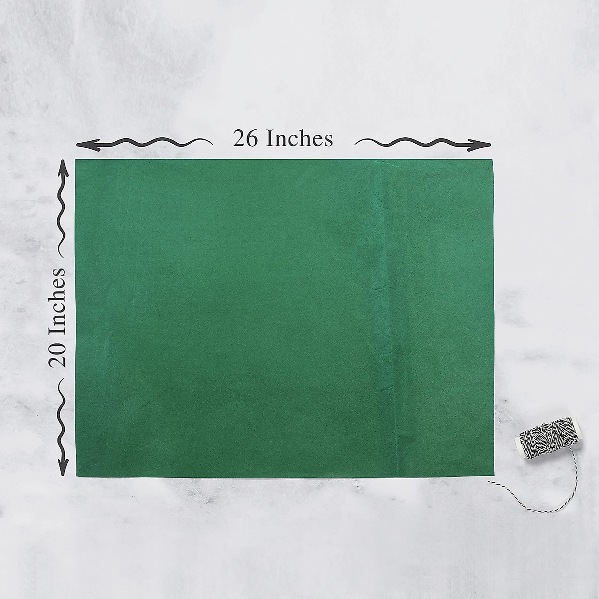 IM Customization Red and Green Christmas Tissue Paper - 30 Sheets - 20 x 26 Inches - for Christmas Gifts, Holiday Crafts, and More