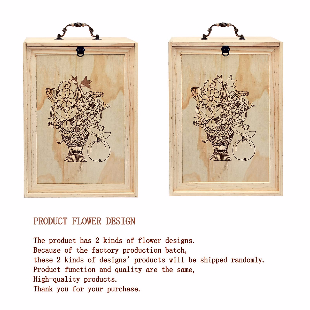 Essential Oil Bottles Storage for 60 Bottles - Holds 5 10 15 20 30 ml Travel Box For Young Living & Doterra bottles - Essential Oil Box Natural Wood(Update Version)