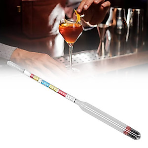 CATOO Homebrew Hydrometer, 20 Range, 0.05 Accuracy, Easy to Observe, 3 Scales, Homebrew Indicator, Sensitive Response